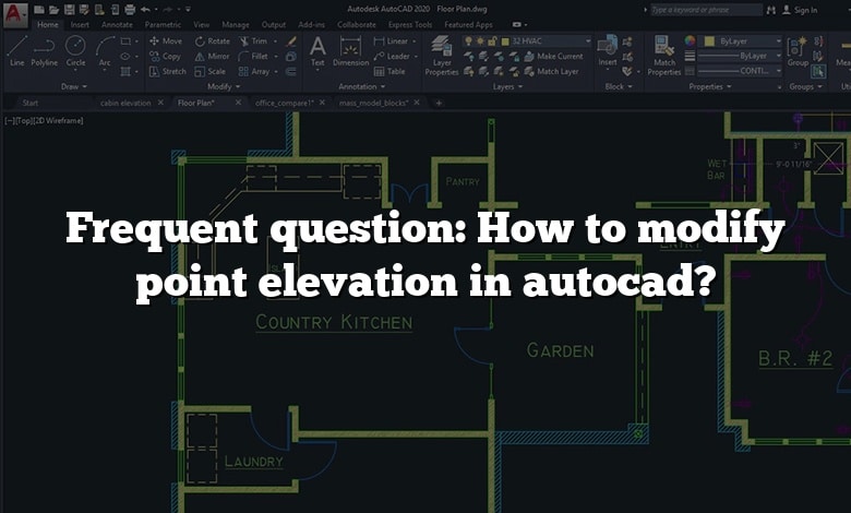 Frequent question: How to modify point elevation in autocad? - CADdikt