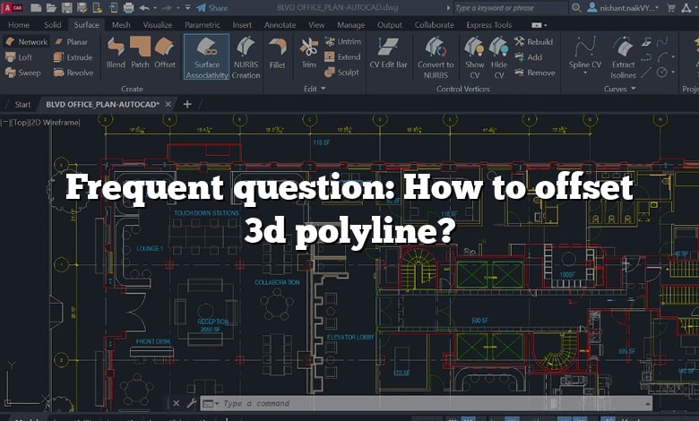 Frequent question: How to offset 3d polyline? - CADdikt