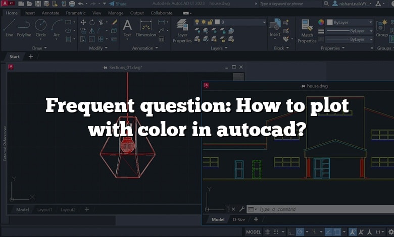 Frequent question: How to plot with color in autocad? - CADdikt