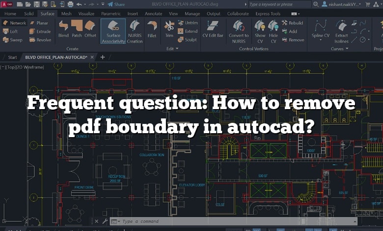 Frequent question: How to remove pdf boundary in autocad? - CADdikt