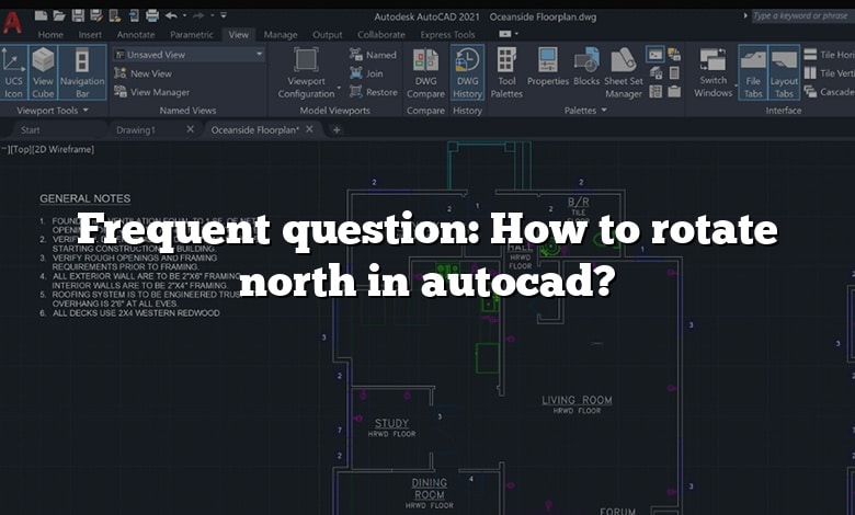 Frequent question: How to rotate north in autocad? - CADdikt