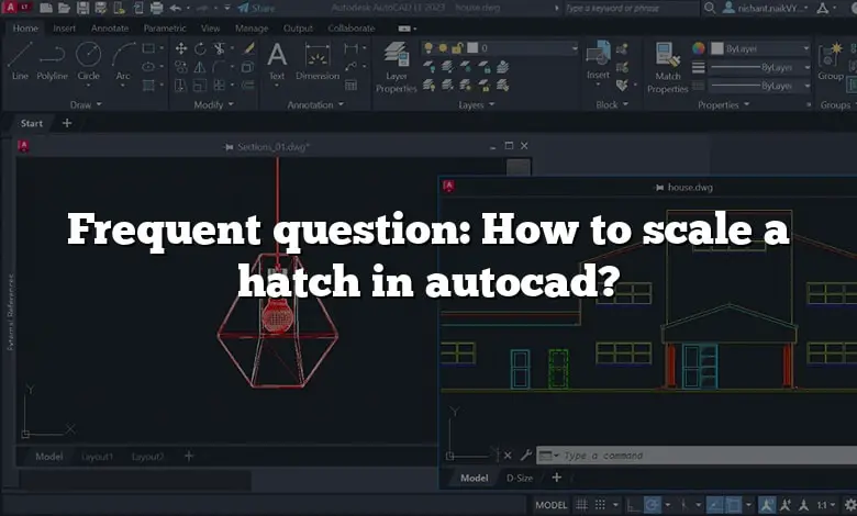 Frequent question: How to scale a hatch in autocad? - CADdikt