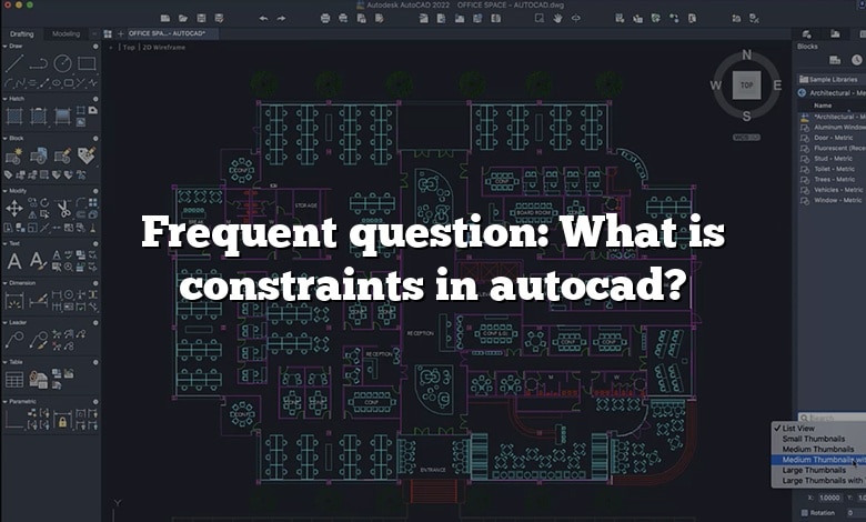 Frequent Question What Is Constraints In Autocad Caddikt 5861