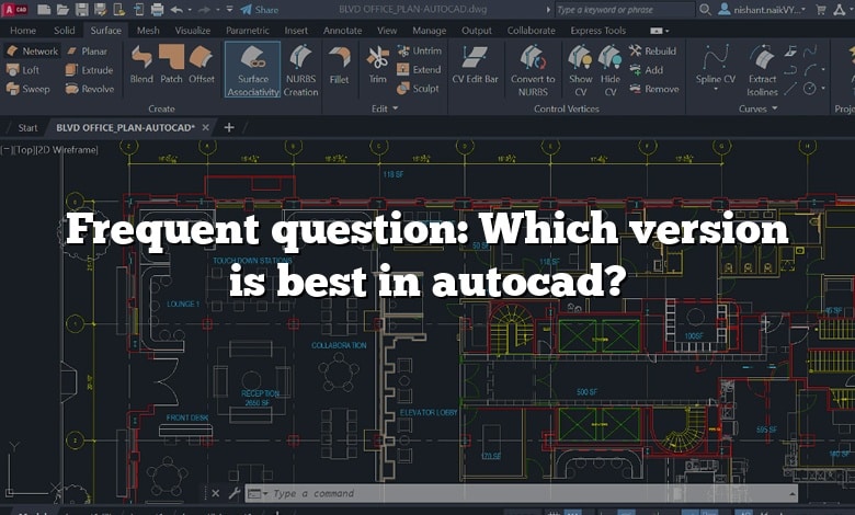 Frequent question: Which version is best in autocad? - CADdikt