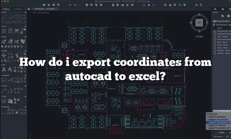 How Do I Export Coordinates From Autocad To Excel Caddikt 3162