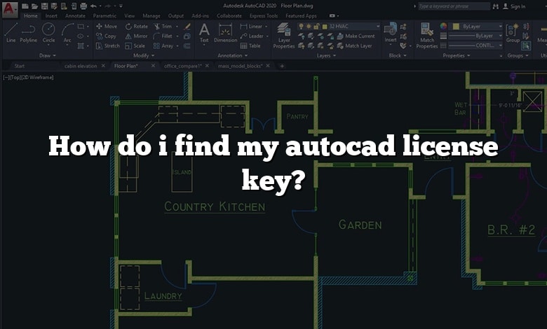 How do i find my autocad license key? - CADdikt