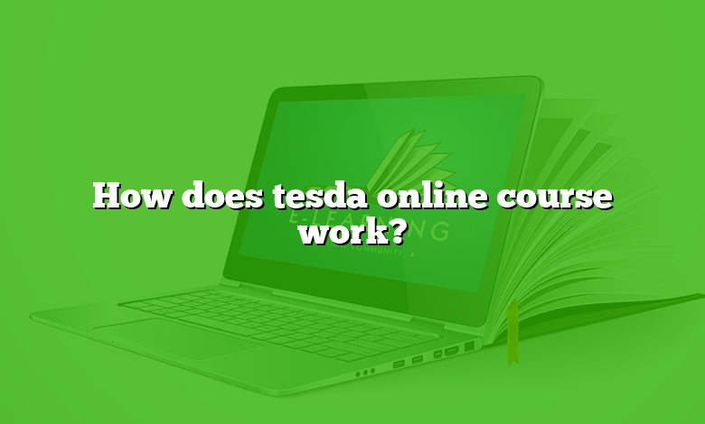 How does tesda online course work? - CADdikt