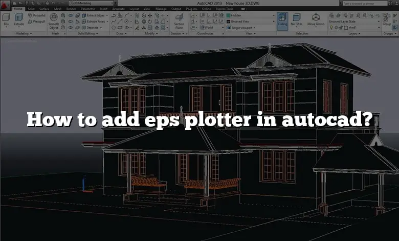 How to add eps plotter in autocad? - CADdikt