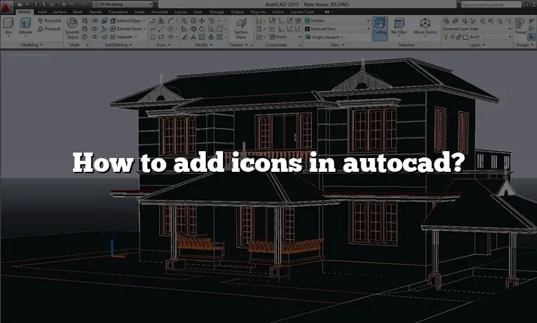 How to add icons in autocad? - CADdikt