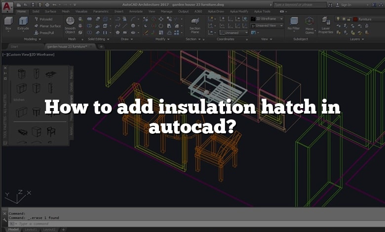 How to add insulation hatch in autocad? - CADdikt