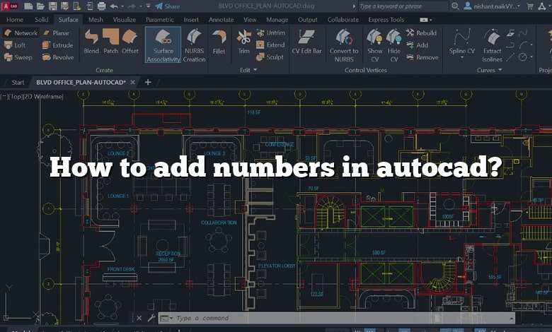 How to add numbers in autocad? - CADdikt