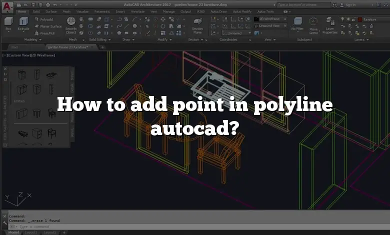 How to add point in polyline autocad? - CADdikt