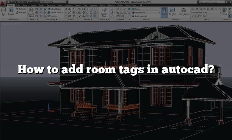 How to add room tags in autocad? - CADdikt