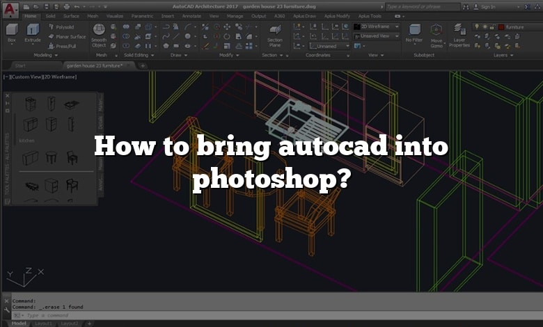 How to bring autocad into photoshop? - CADdikt