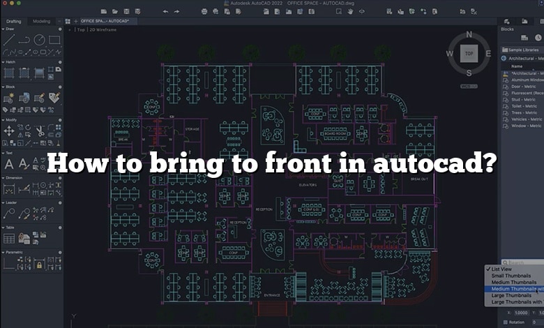 How to bring to front in autocad? - CADdikt