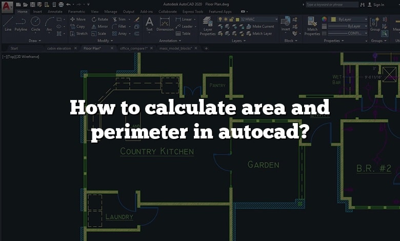 How to calculate area and perimeter in autocad? - CADdikt