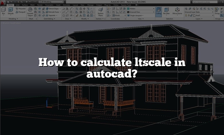 How to calculate ltscale in autocad? - CADdikt