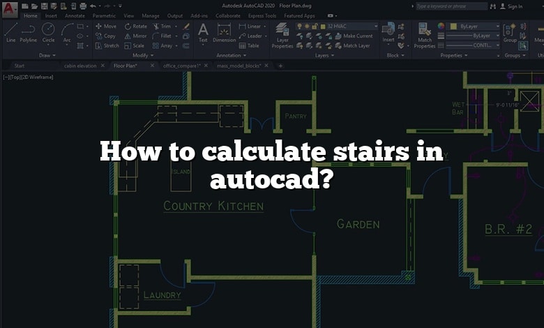 How to calculate stairs in autocad? - CADdikt