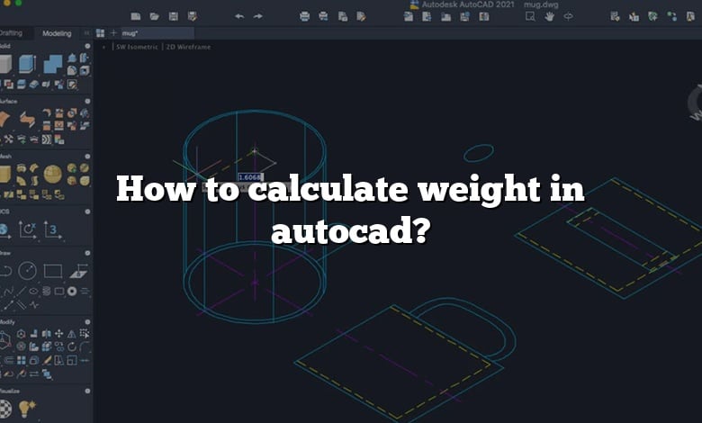 How to calculate weight in autocad? - CADdikt