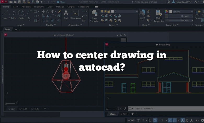 How to center drawing in autocad? - CADdikt