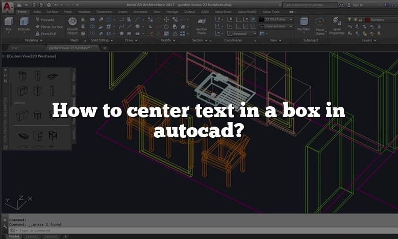 How to center text in a box in autocad? - CADdikt