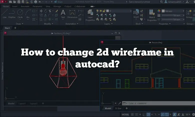 How to change 2d wireframe in autocad? - CADdikt
