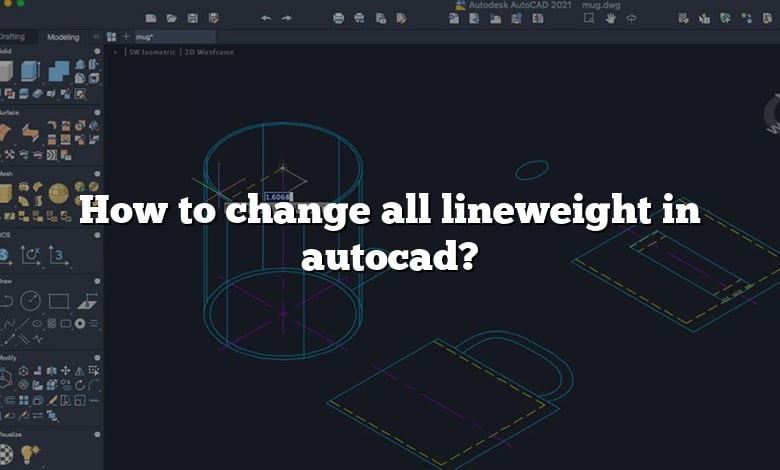 How to change all lineweight in autocad? - CADdikt