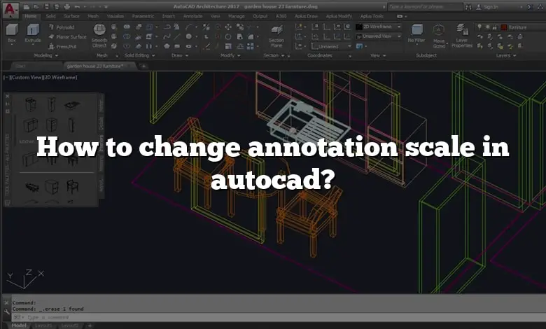How to change annotation scale in autocad? - CADdikt