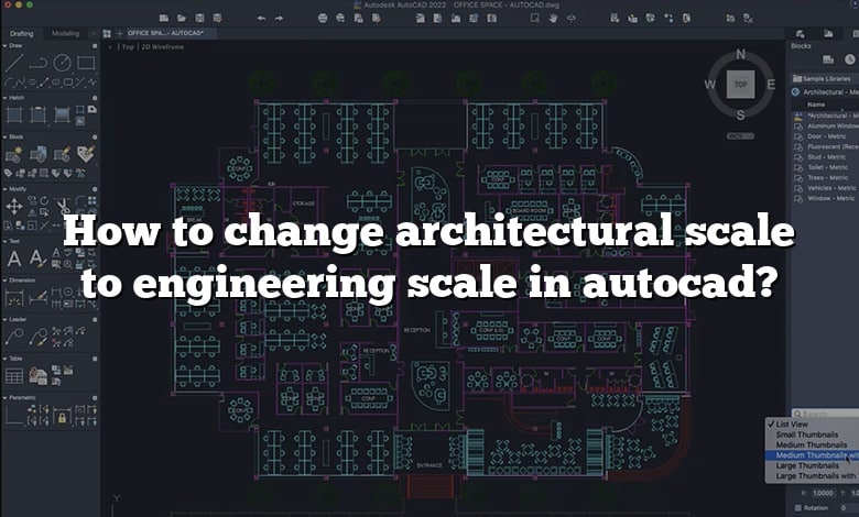 How to change architectural scale to engineering scale in autocad? - CADdikt