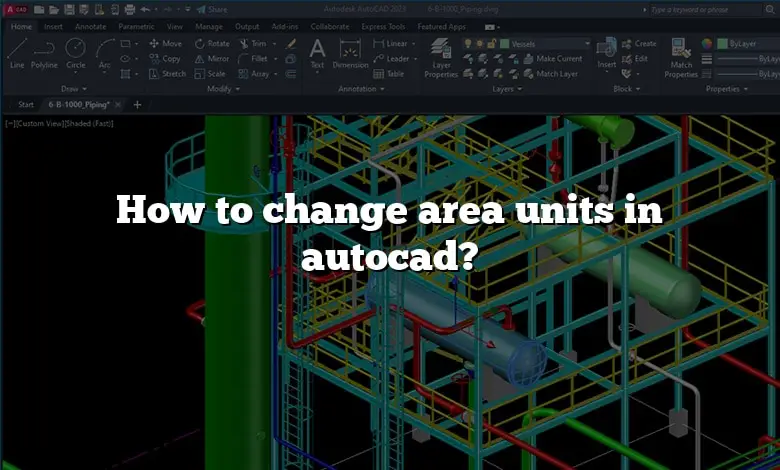 How to change area units in autocad? - CADdikt