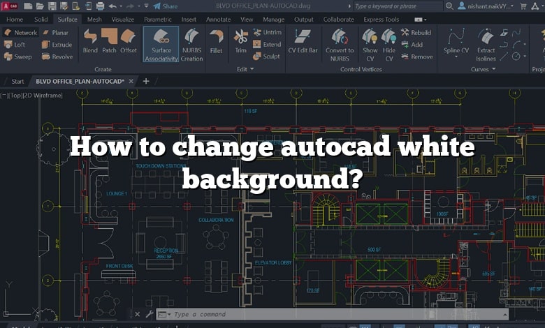 How to change autocad white background? - CADdikt
