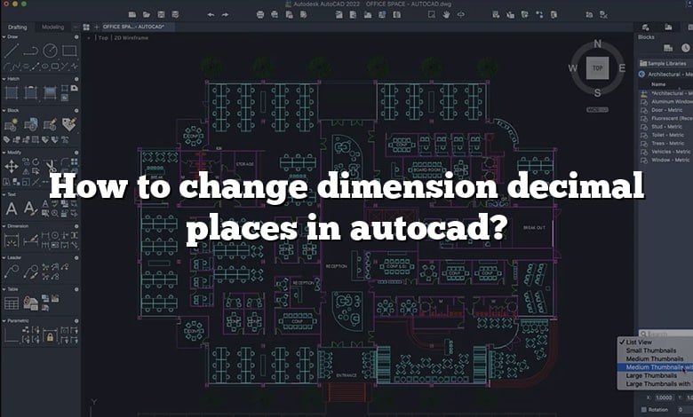 How to change dimension decimal places in autocad? - CADdikt