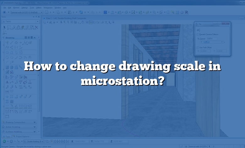 How to change drawing scale in microstation? - CADdikt