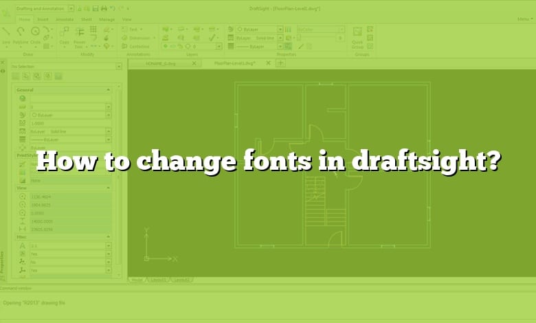 How to change fonts in draftsight? - CADdikt