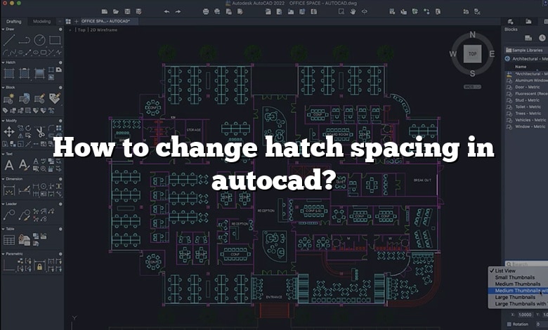 How to change hatch spacing in autocad? - CADdikt