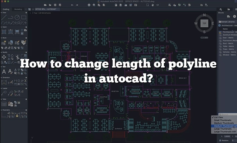 How to change length of polyline in autocad? - CADdikt