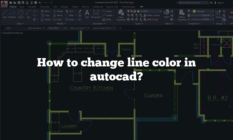 How to change line color in autocad? - CADdikt