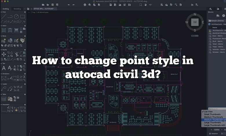 How to change point style in autocad civil 3d? - CADdikt
