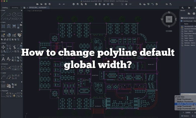 How to change polyline default global width? - CADdikt How to change polyline default global width? - CADdikt