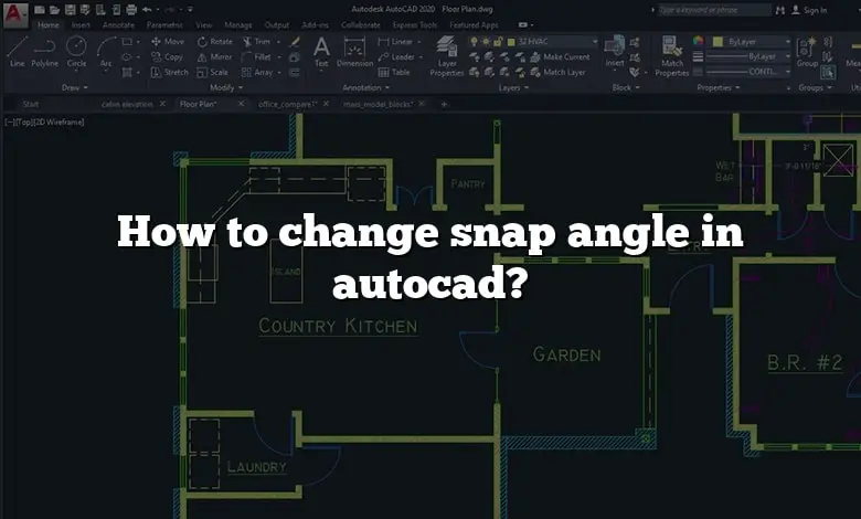 How to change snap angle in autocad? - CADdikt