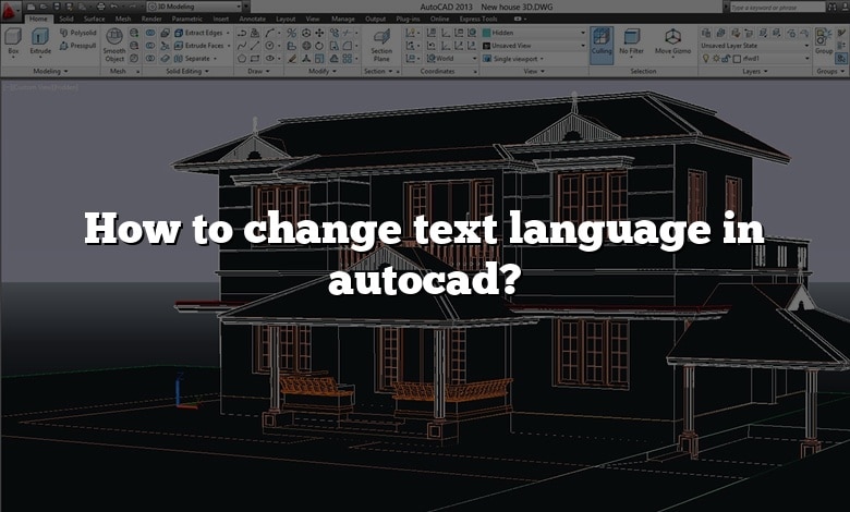 How to change text language in autocad? - CADdikt How to change text language in autocad? - CADdikt