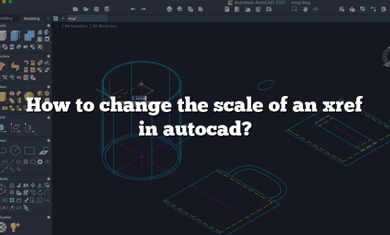 How to change the scale of an xref in autocad? - CADdikt