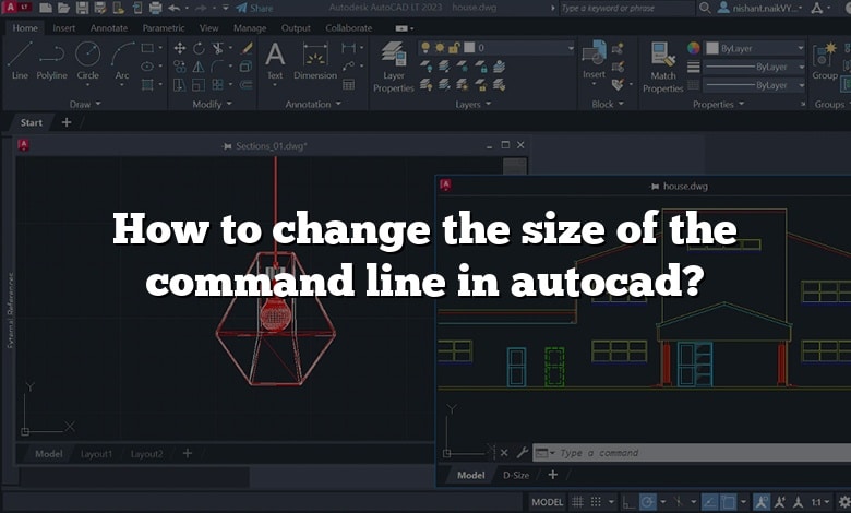 How to change the size of the command line in autocad? - CADdikt
