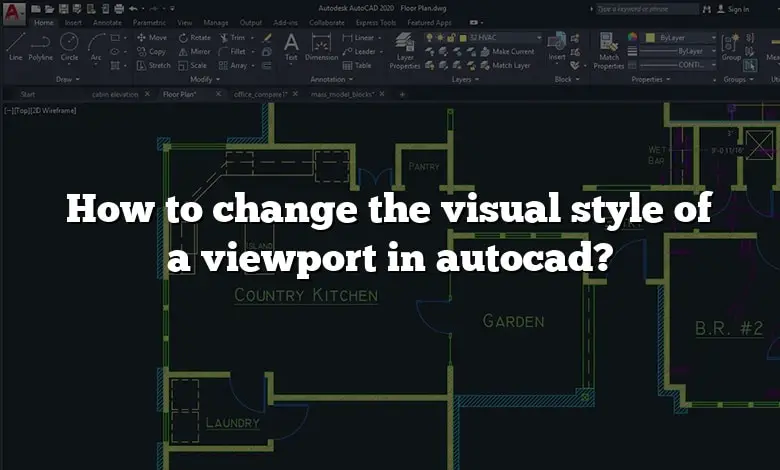 How to change the visual style of a viewport in autocad? - CADdikt