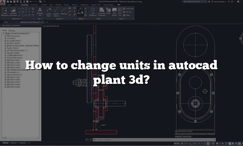 How to change units in autocad plant 3d? - CADdikt