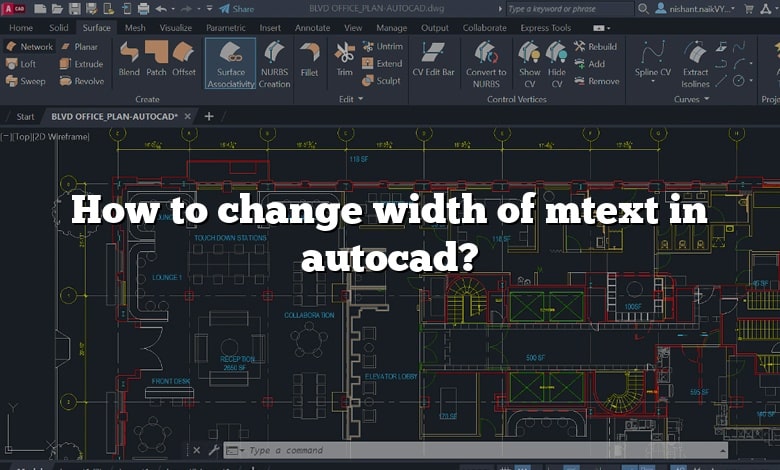 How to change width of mtext in autocad? - CADdikt