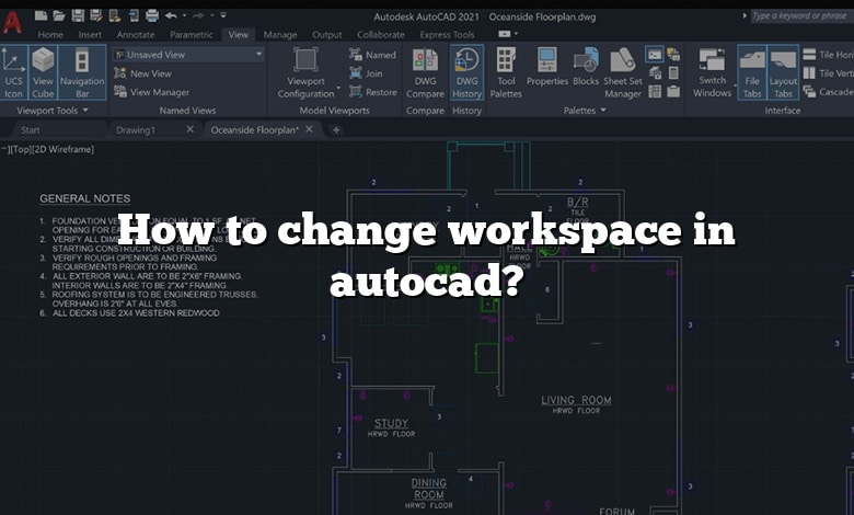 How to change workspace in autocad? - CADdikt