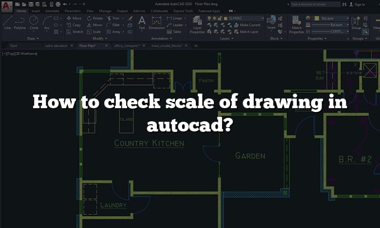 How to check scale of drawing in autocad? - CADdikt