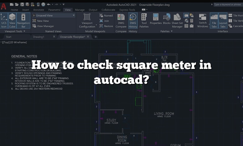 How to check square meter in autocad? - CADdikt
