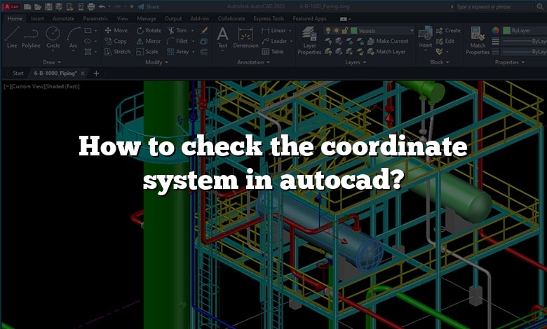 How to check the coordinate system in autocad? - CADdikt
